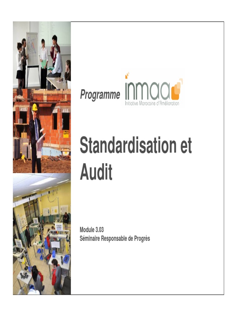 Standardisation et Audit Lean Management | PDF | Lean (production ...