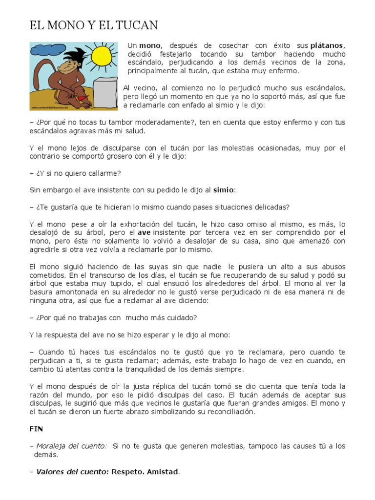 Cuentos Valor Respeto Pdf