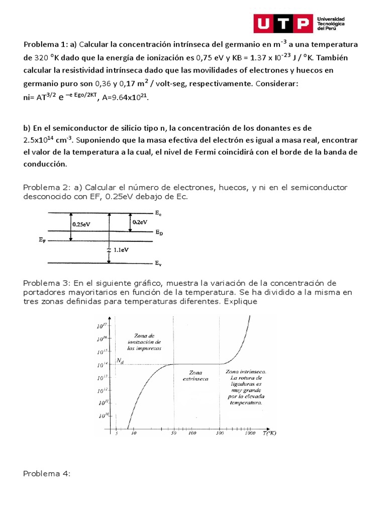 S02.s2 PROBLEMAS SEMICONDUCTORES | PDF