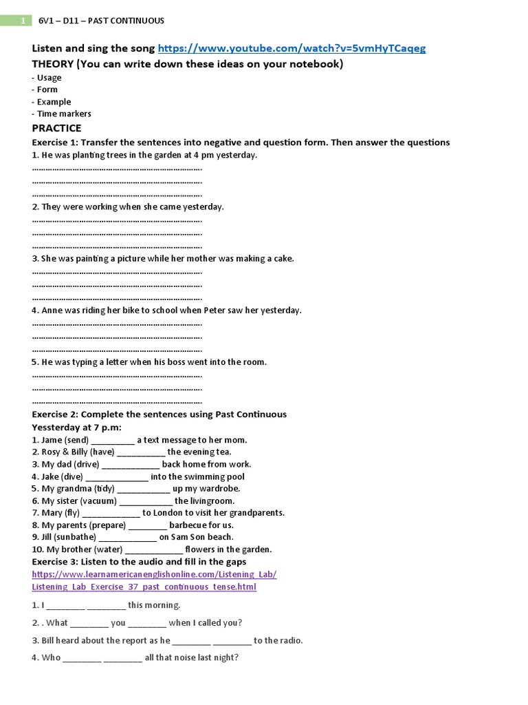Listen and Sing The Song THEORY (You Can Write Down These Ideas On Your ...