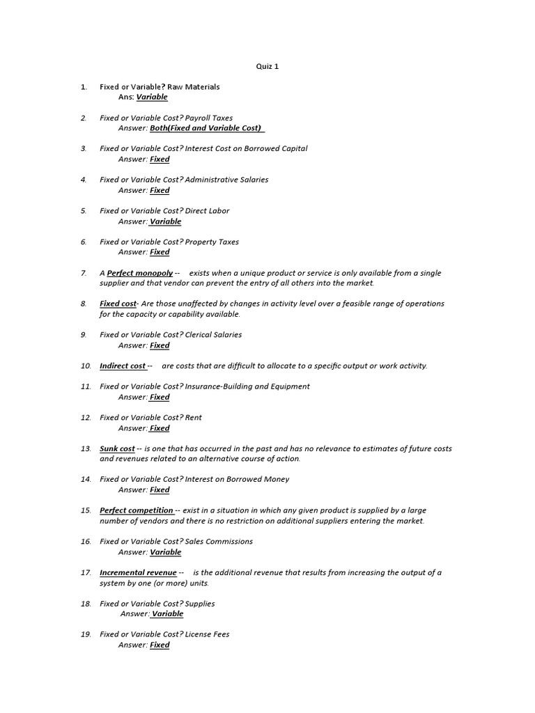 Quiz 1 (Engineering Economy) | PDF