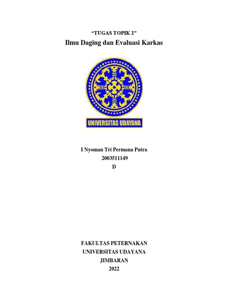 TUGAS TOPIK 2 | PDF