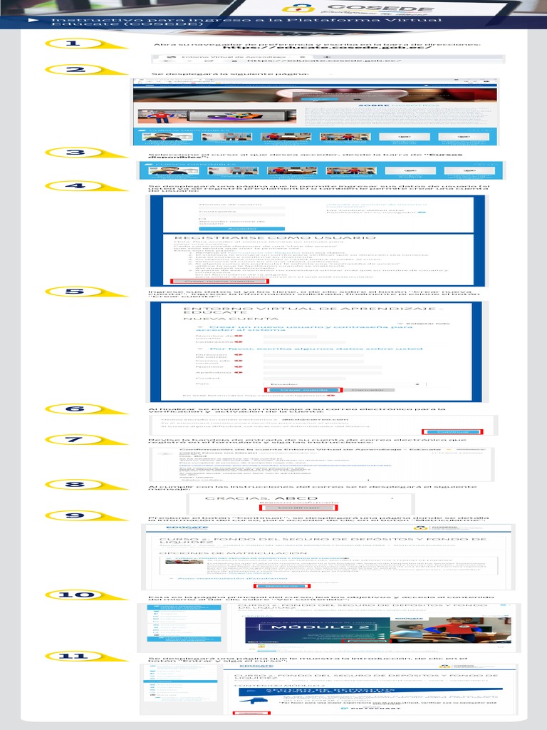 Guía de Acceso COSEDE 2022 | PDF