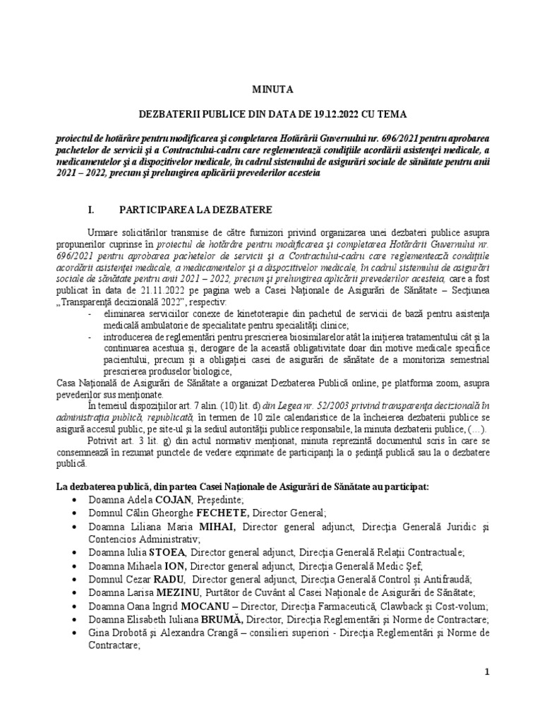 MINUTA Dezbatere Publica 19.12. 2022 003 | PDF