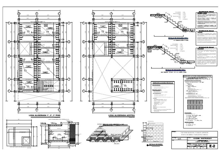 Detalles Técnicos de Vivienda Multifamiliar | PDF