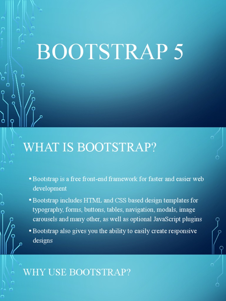 Bootstrap 5 | PDF | Bootstrap (Front End Framework) | Web Design