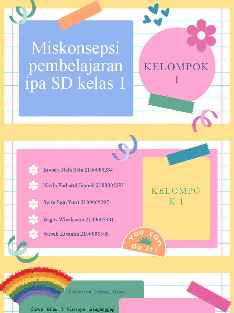 Miskonsepsi Pembelajaran IPA Kelas 1 | PDF