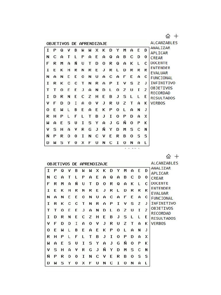 Sopa de Letras | PDF