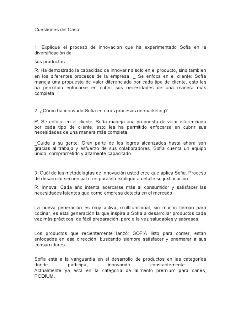 Caso Sofia | PDF