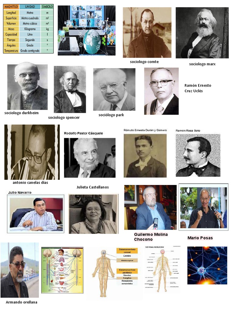 Principales Sociólogos y sus Aportes | PDF