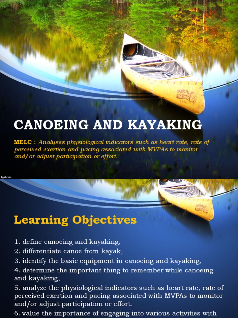 KAYAKING AND CANOEING PHYSIOLOGICAL INDICATORS | PDF | Physical Fitness ...