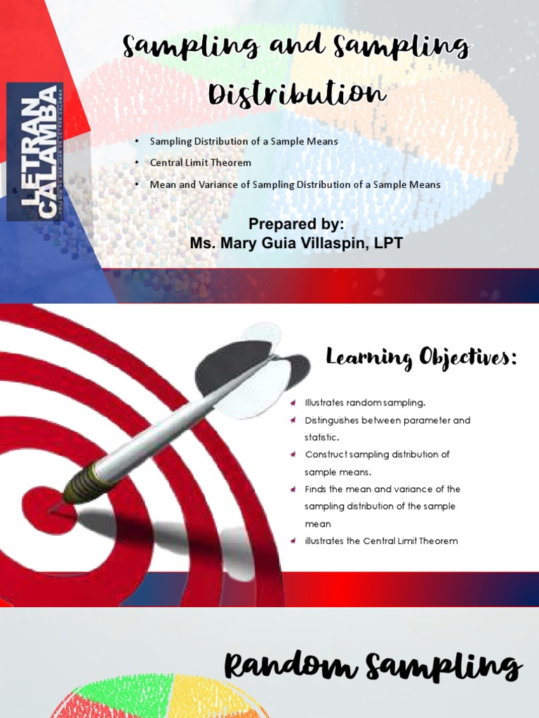 5 - Sampling and Sampling Distribution | PDF | Standard Deviation | Sampling (Statistics)