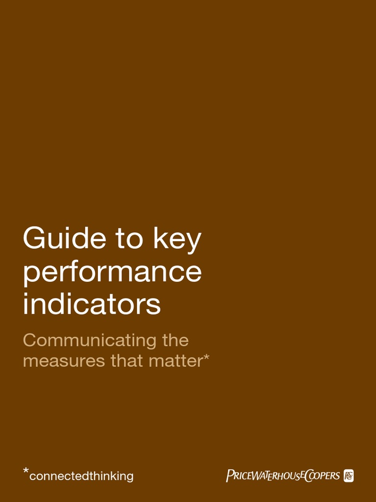 KPI Guide by PWC | PDF | Performance Indicator | Strategic Management