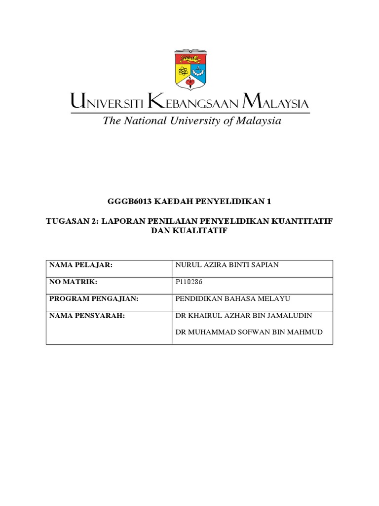 Tugasan 2 KP1 Nurul Azira | PDF