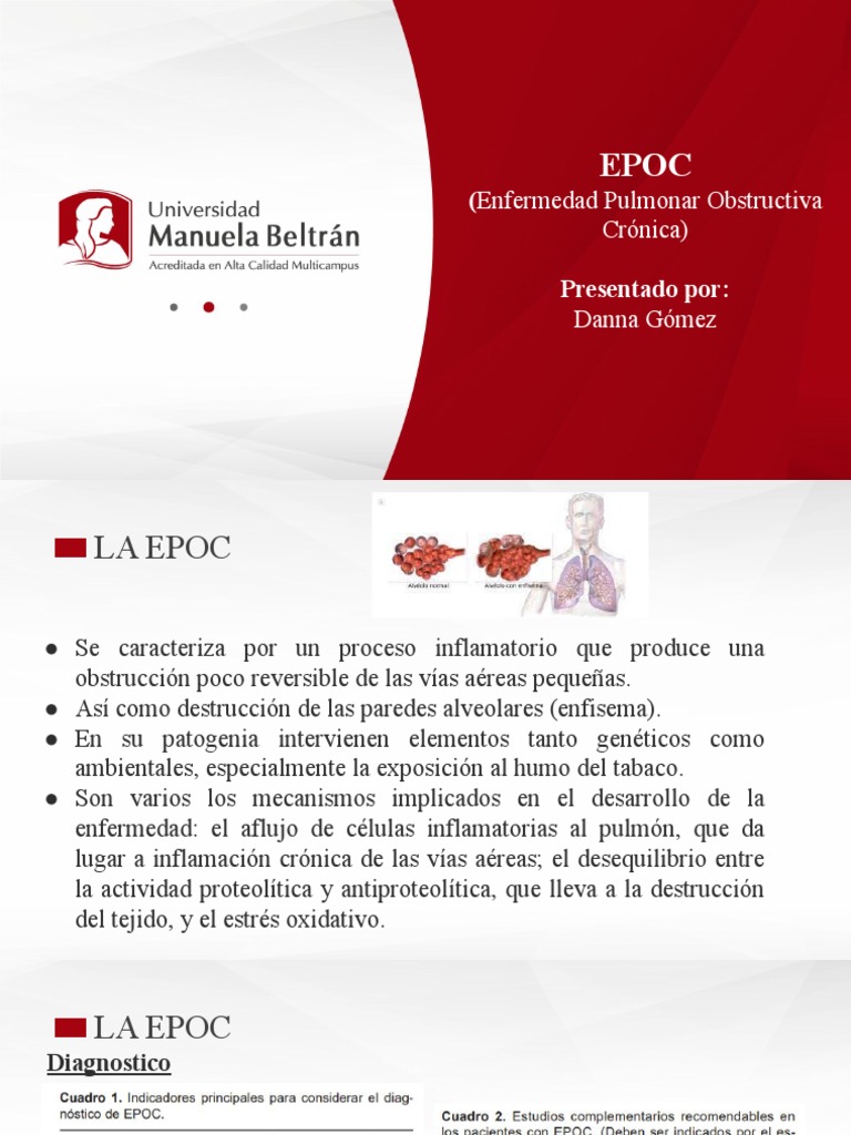 EPOC | PDF | Enfermedad pulmonar obstructiva crónica | Sistema respiratorio