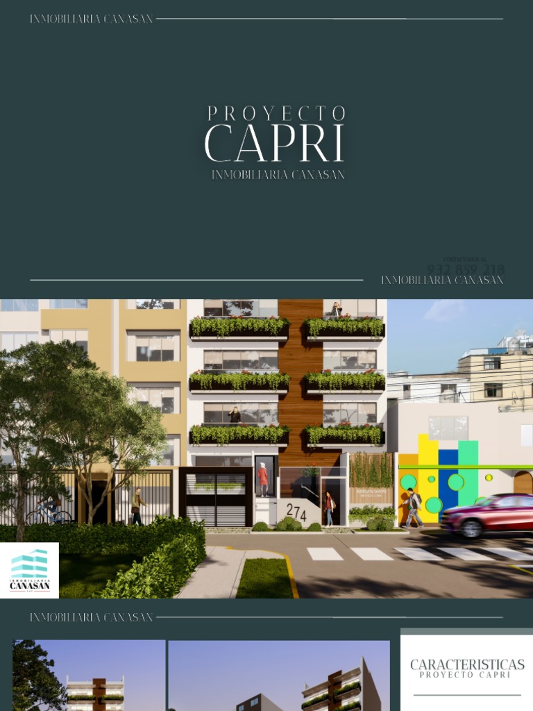 Brouchure Proyecto Capri - Inmobiliaria Canasan | PDF