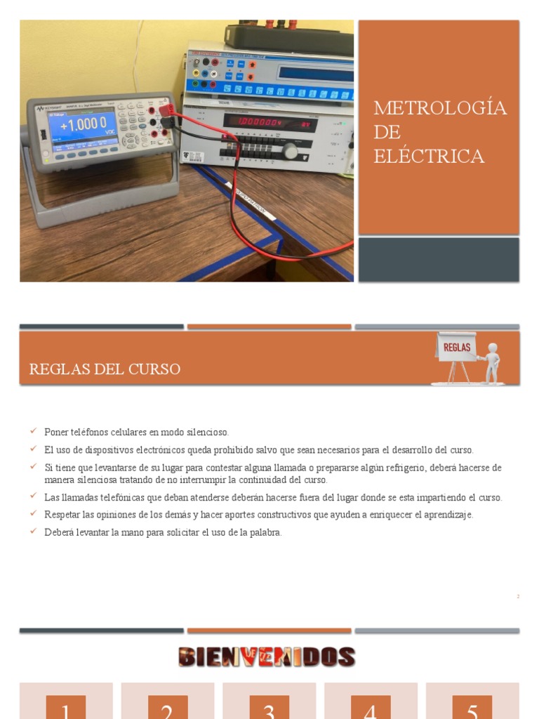 Metrología de Eléctrica | PDF | Corriente eléctrica | Metrología