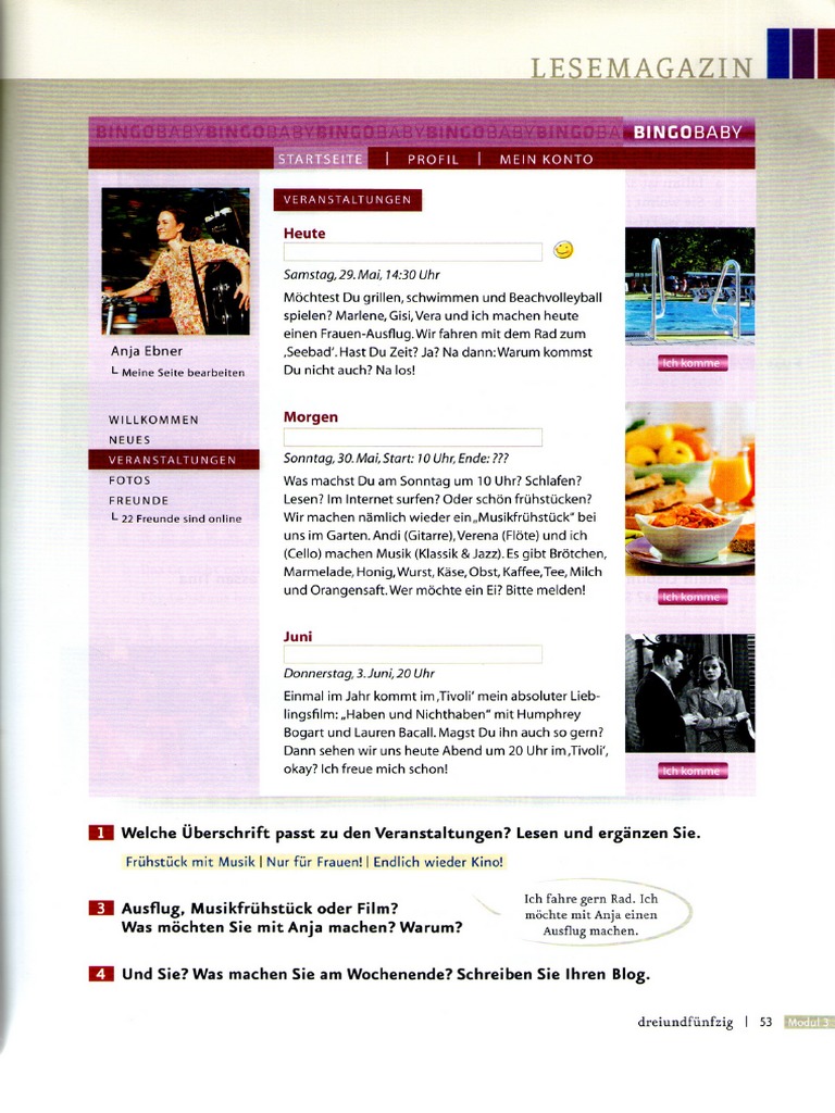 Deutsch Lesen A1 | PDF