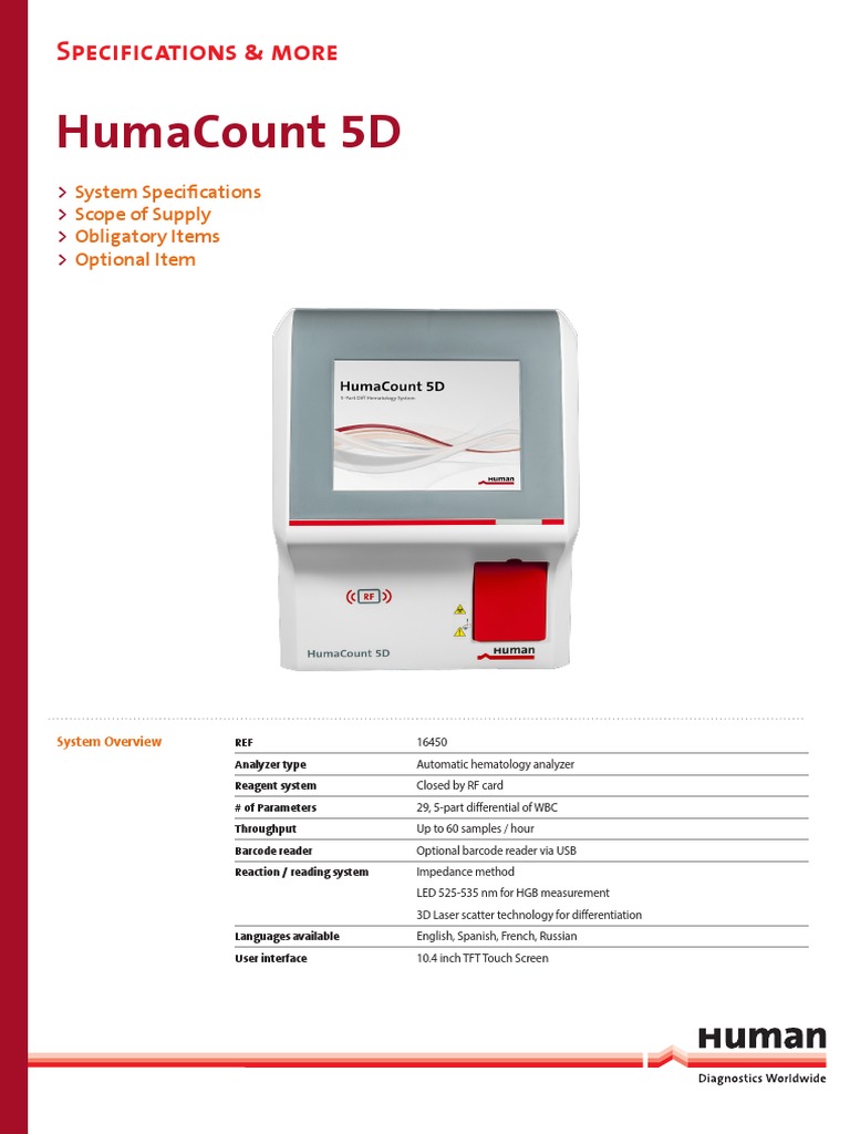 Brochure Humacount 5D | PDF