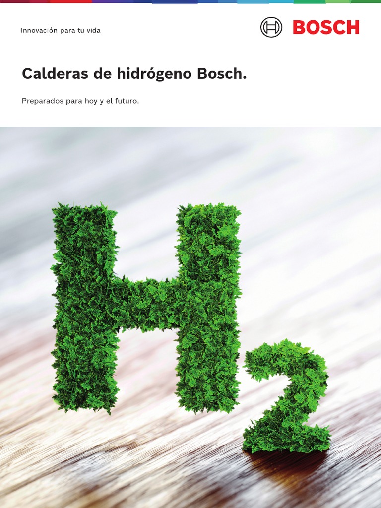 bosch_industrial_flyer_calderas_h2 | PDF | Combustibles | Hidrógeno