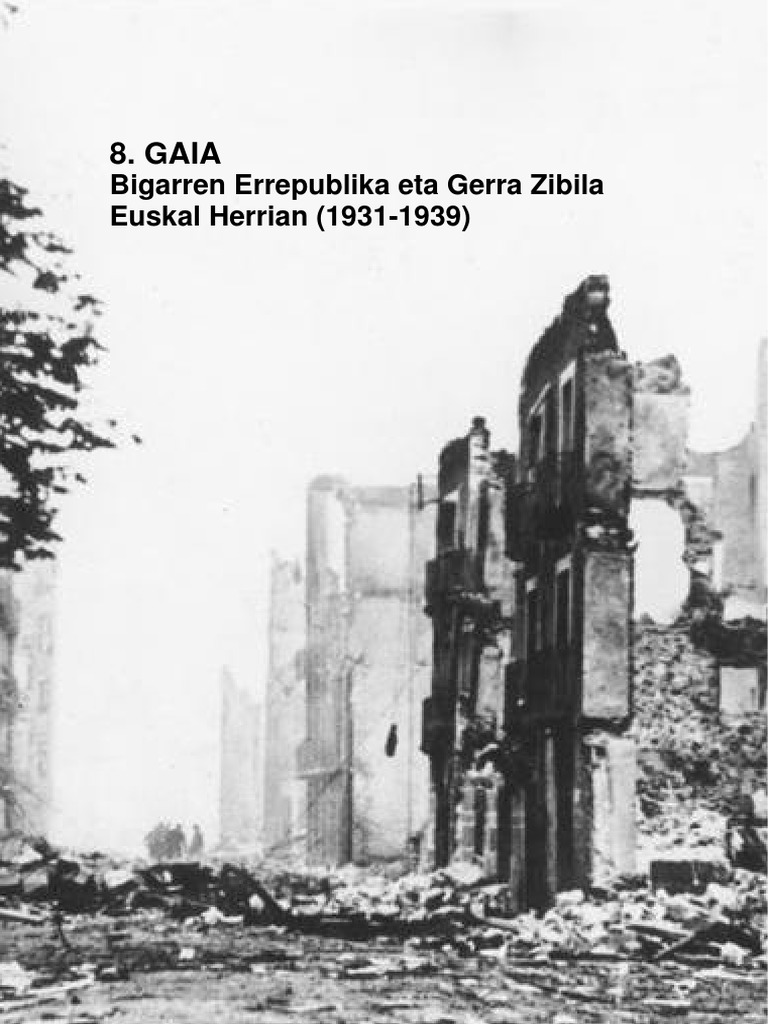 8.GAIA. Errepublika Eta Gerra Zibila Euskal Herrian - 22-23 | PDF