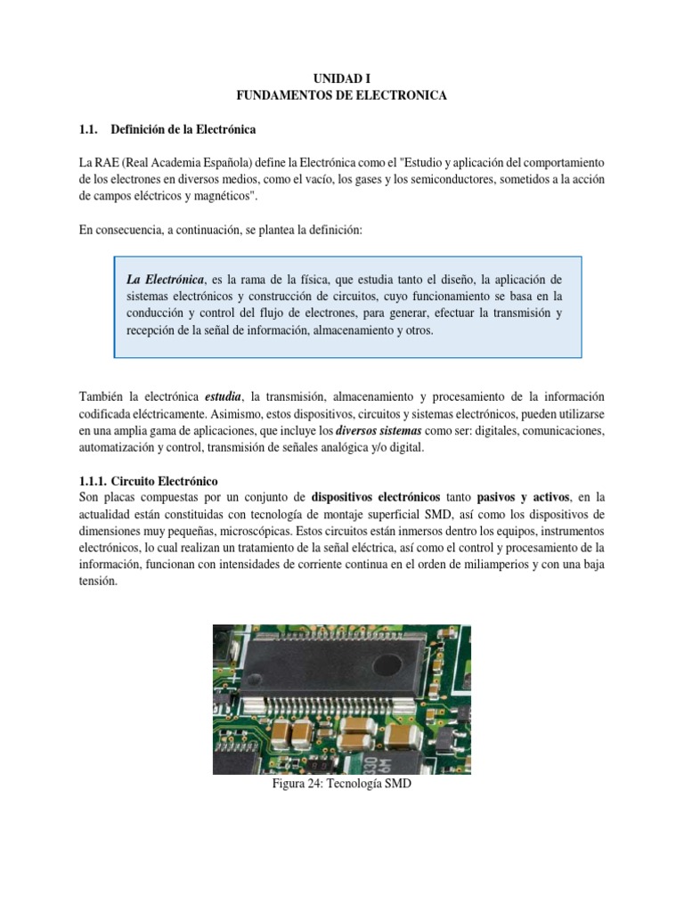 Unidad 1-1 Componentes Discretos | PDF | Electrónica | Transistor