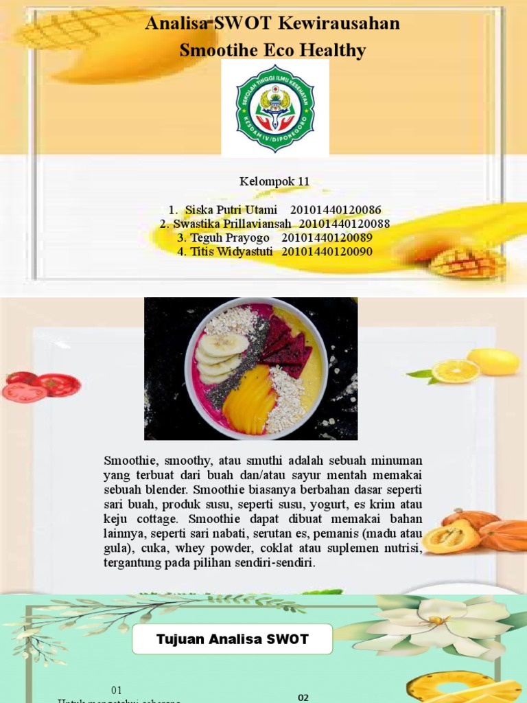 Kelopok 11 Kwu Smoothie Eco Healthy | PDF