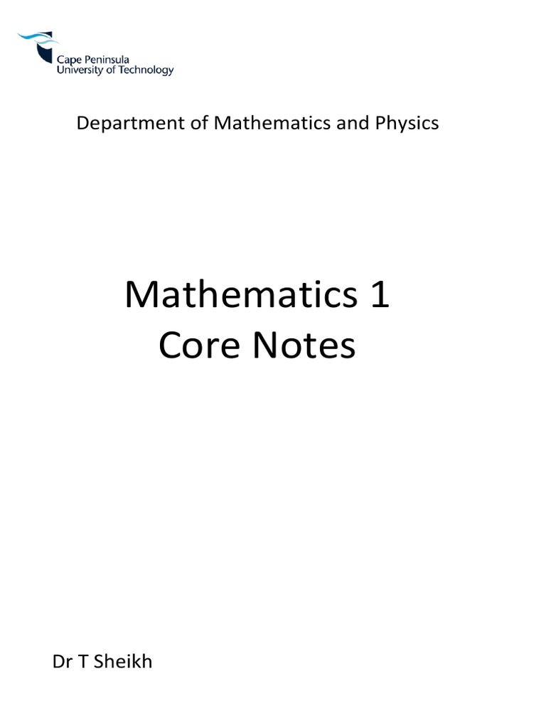 Mathematics Notes | PDF | Set (Mathematics) | Function (Mathematics)