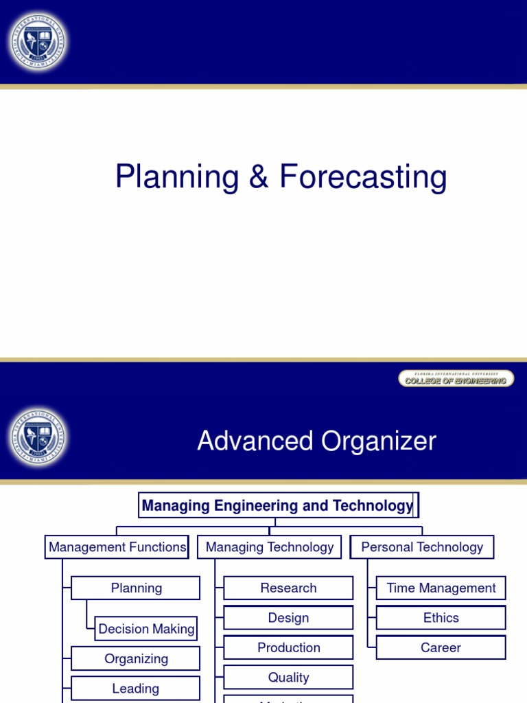 2.1 (Chap 4) Planning & Forecasting | PDF | Strategic Planning | Goal