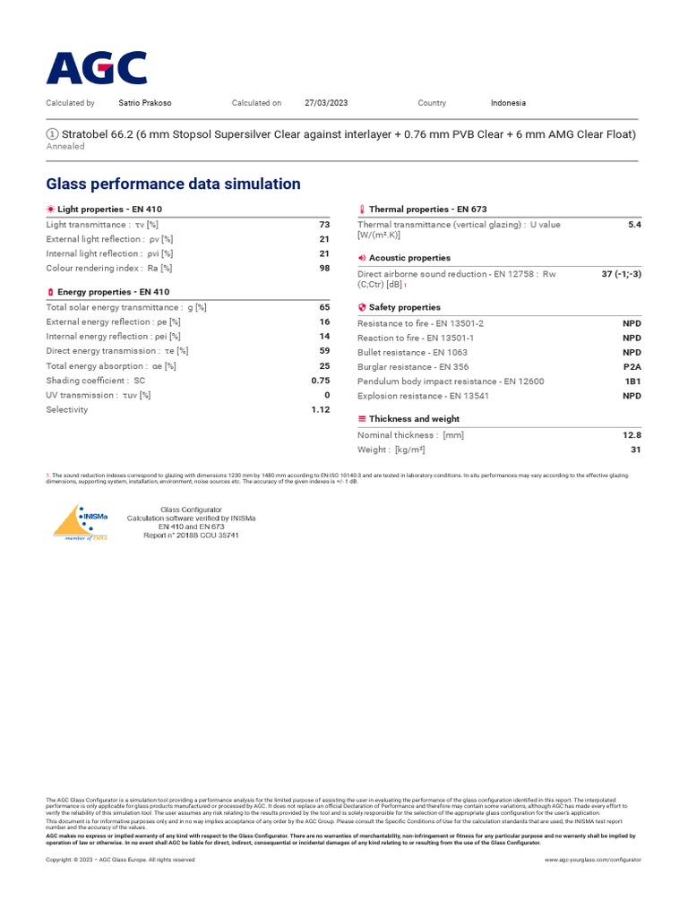 Glass Configurator Datasheet 2023 03 27 | PDF | Accuracy And Precision ...