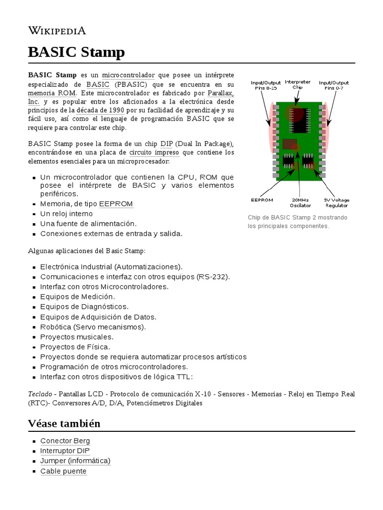 BASIC Stamp | PDF BASIC Stamp | PDF