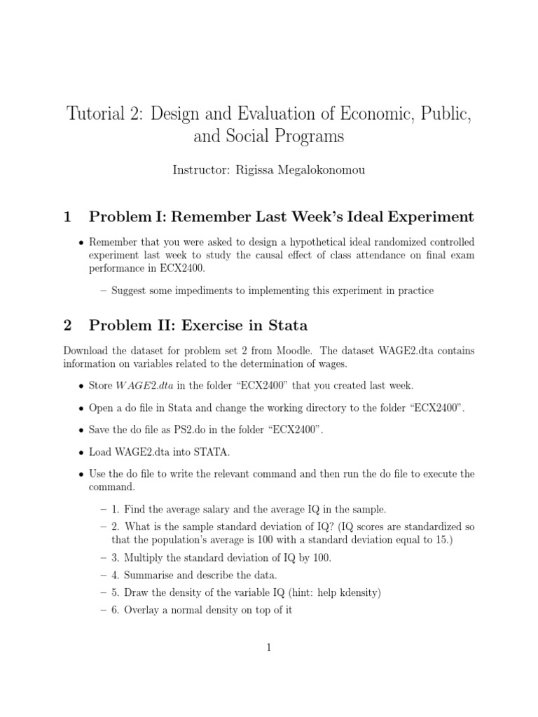 Tutorial 2 Questions 2023 | PDF