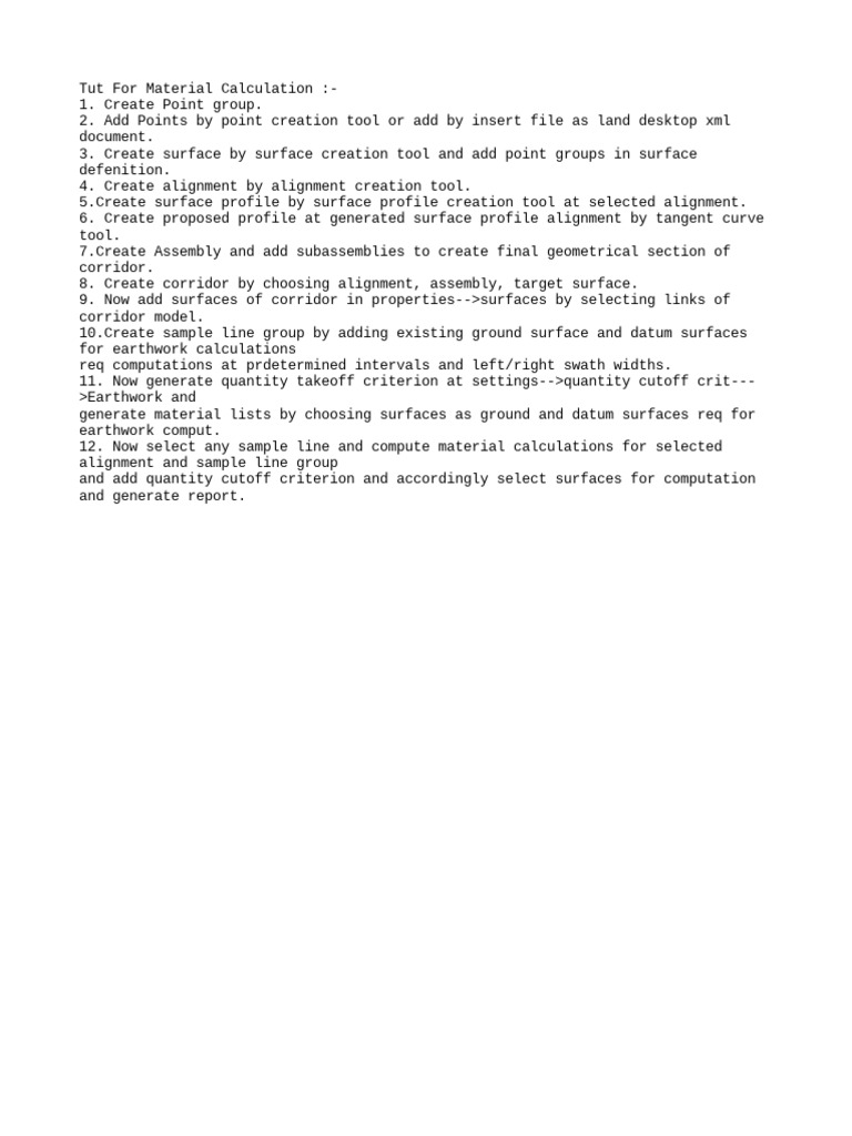 3d Civil Earthwork Computation | PDF | Technology & Engineering