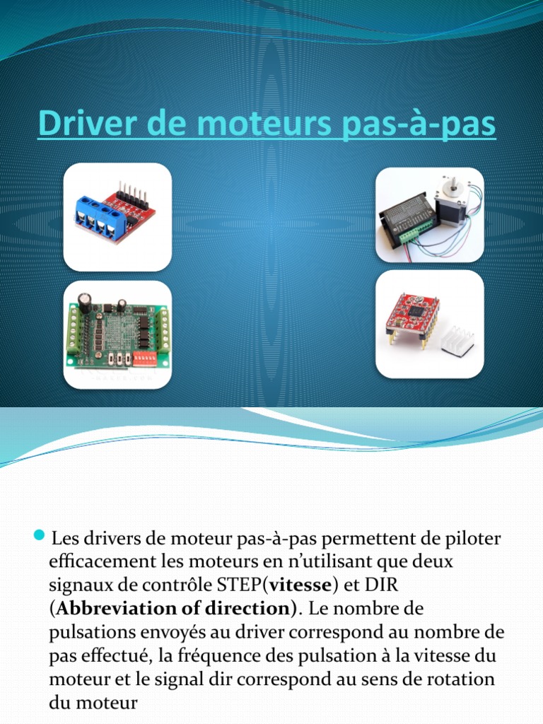 Fonctionnement des drivers moteurs pas-à-pas | PDF | Fréquence ...