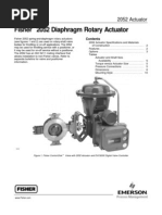 Fisher 2052 Diaphragm Rotary Actuator User Manual | PDF | Valve | Screw