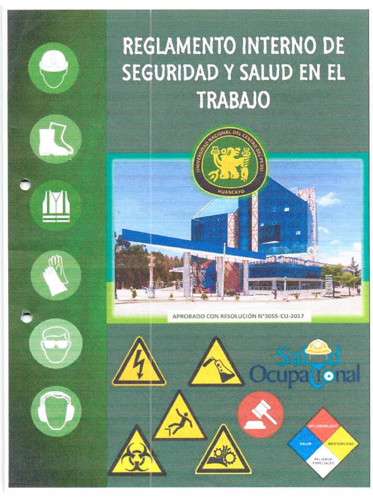 Reglamento Interno de SST - Modificado 16-01-2019 | PDF