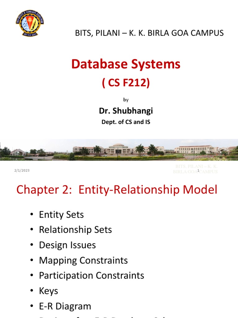 2 ER - Model and Mapping To Relational Model | PDF | Data Model | Conceptual Model