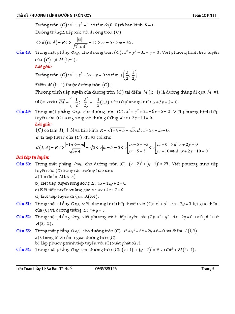 C X Y O C M Dod R M M C X Y X Y C M: Lời Giải | PDF