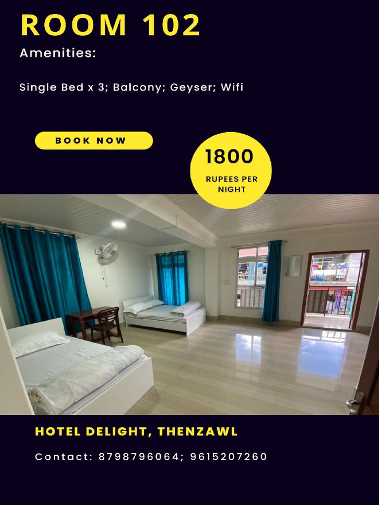 Updated Room Rates HOTEL DELIGHT | PDF