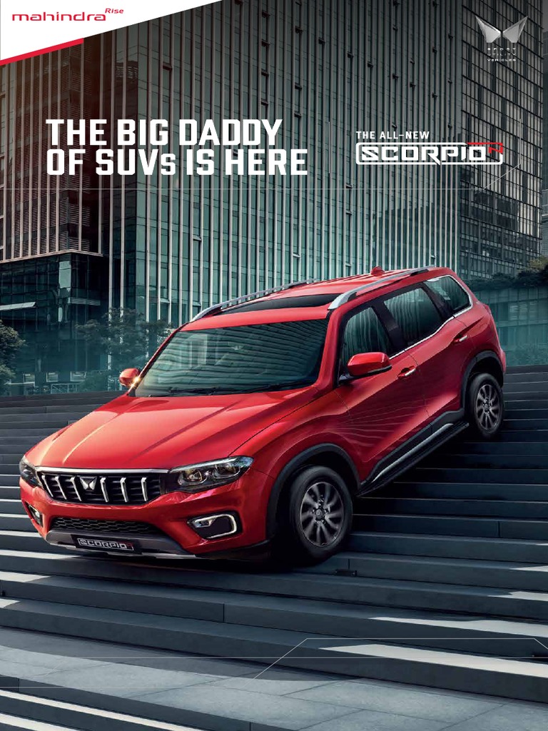 Scorpio Big Daddy - Vertical Brochure-08032023 | PDF | Four Wheel Drive ...