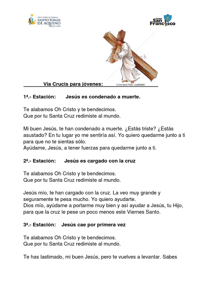 Via Crucis para Jóvenes | PDF | Cristo (título) | Jesús