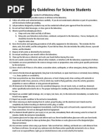 General Laboratory Rules and Safety Procedures | PDF | Laboratories | Waste