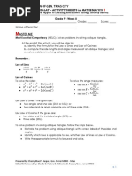 Finding Missing Sides and Angles Using SOHCAHTOA | PDF | Trigonometric ...