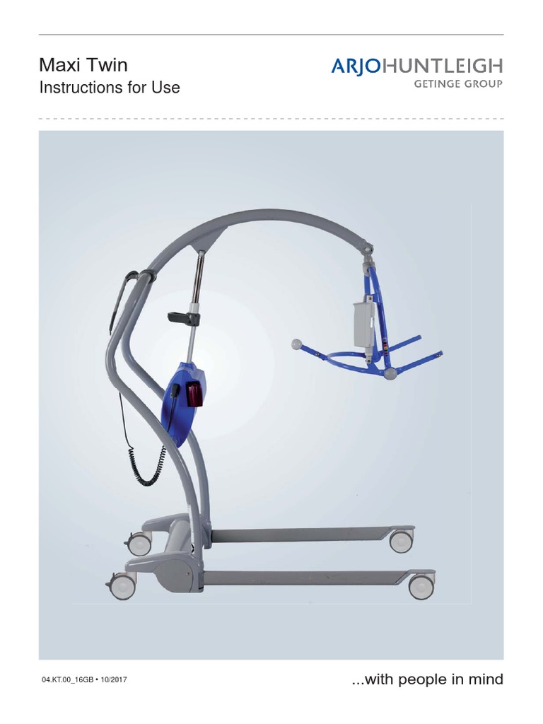 Arjo Maxi Twin | PDF | Chair | Lift (Force)