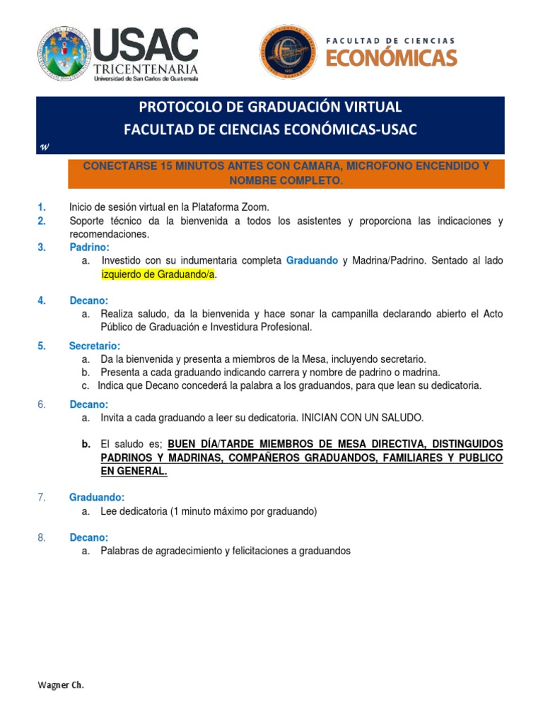 Protocolo Virtual de Graduación USAC | PDF