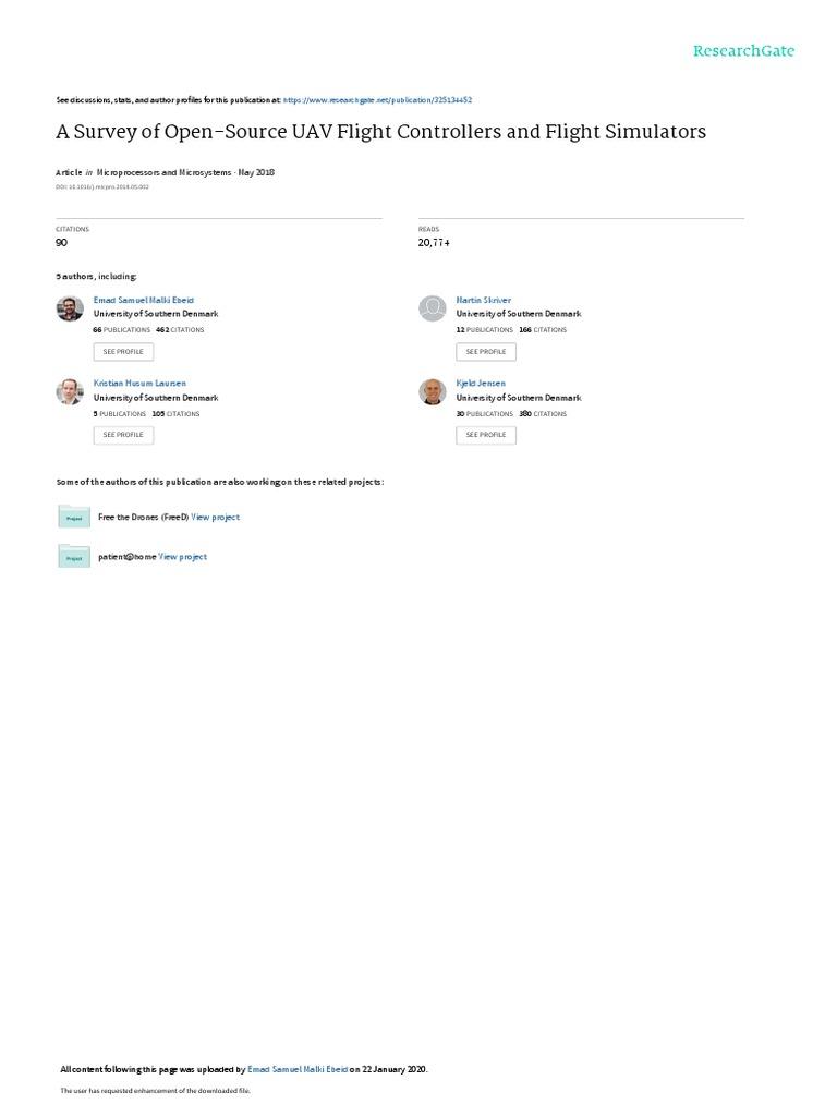 Open-Source UAV Flight Controllers | PDF | Unmanned Aerial Vehicle ...