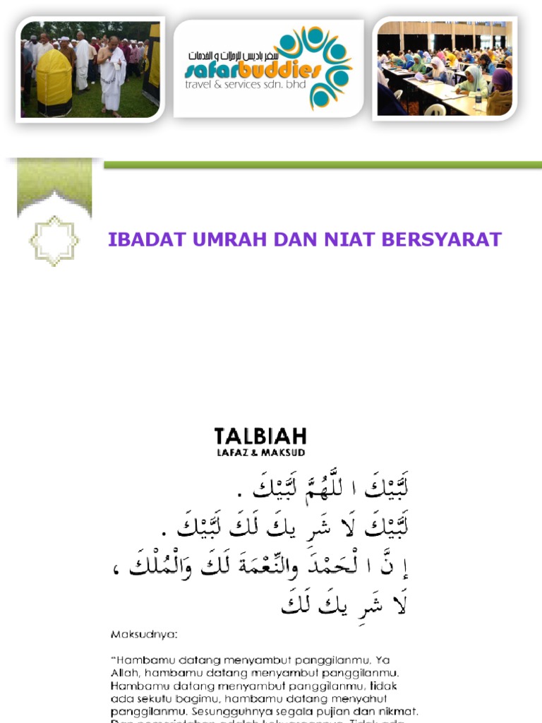 Umrah Dan Niat Bersyarat | PDF