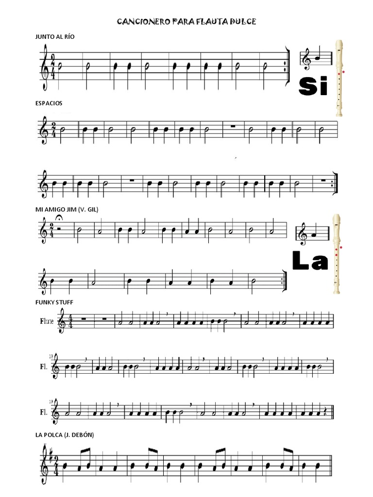 Cancionero de Flauta | PDF