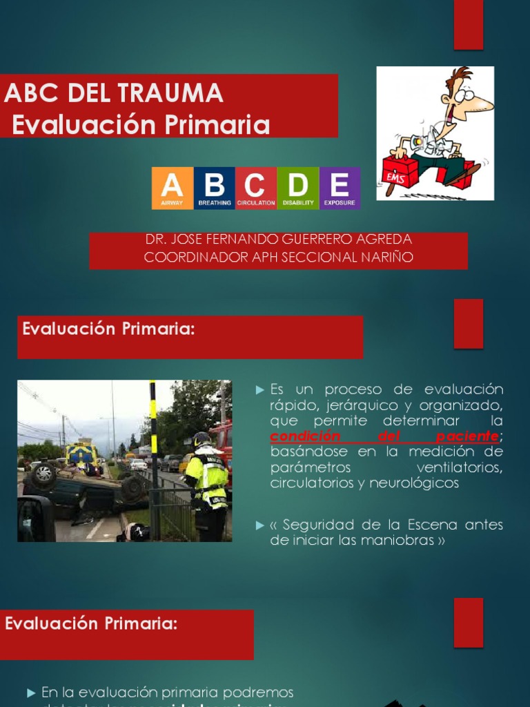 Abc Valoracion Inicial Del Trauma | PDF | Lesión | Medicina CLINICA