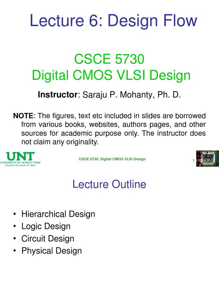 VLSI: Design Flow | PDF | Hardware Description Language | Cmos
